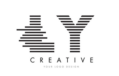 Ly l y watercolor letter logo design Royalty Free Vector