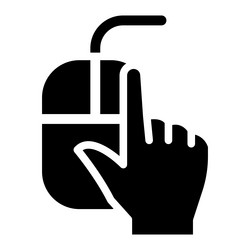 Double click icon Royalty Free Vector Image - VectorStock