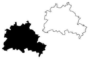 Berlin Map Simple Vector Images (over 130)