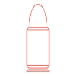 Neon bullet-proof vest flak jacket red color Vector Image