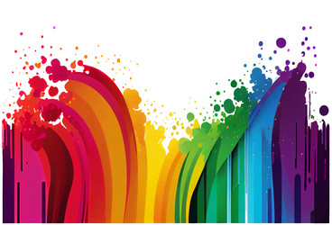 Rainbow Border Vector Images (over 9,400)