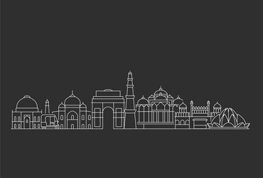 Delhi Monuments Vector Images (over 1,400)