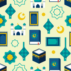 Islamic star seamless pattern Royalty Free Vector Image