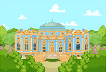 Ballroom or royal palace hall Royalty Free Vector Image