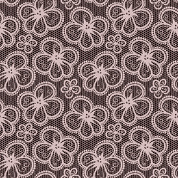 Brown seamless flower lace pattern Royalty Free Vector Image