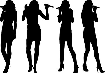 Profile Singer Vector Images (over 110)