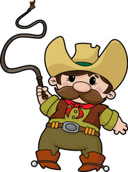 Whip Cowboy Vector Images (over 630)