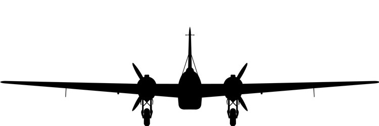 Vickers-armstrong wellington xiv top Royalty Free Vector