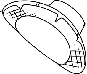 Farm hat cartoon Royalty Free Vector Image - VectorStock