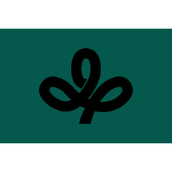 Prefecture miyagi flag isolated Royalty Free Vector Image