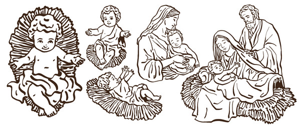 Christmas Belen Drawing