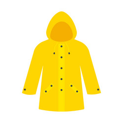 Waterproof clothes and things for rainy weather Vector Image