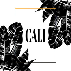 Outline skyline panorama of city of cali Vector Image