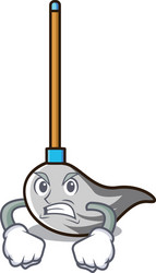 Cartoon home miscellaneous mop Royalty Free Vector Image