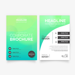 Green Pamphlet Presentation Vector Images (over 720)