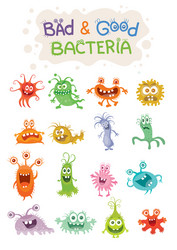 Coliform bacteria colony realistic Royalty Free Vector Image