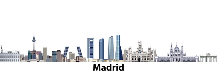Madrid Skyline Vector Images (over 440)