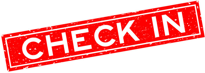 Black and gold color sticker in word check Vector Image