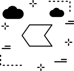 Leftward arrow icon Royalty Free Vector Image - VectorStock