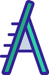 Scrunchies side view icon outline Royalty Free Vector Image