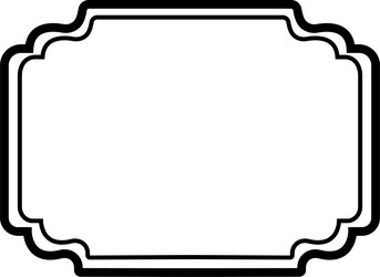 Frames borders rectangular shape old Royalty Free Vector