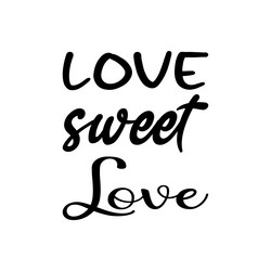 Sweet but twisted black letters quote Royalty Free Vector