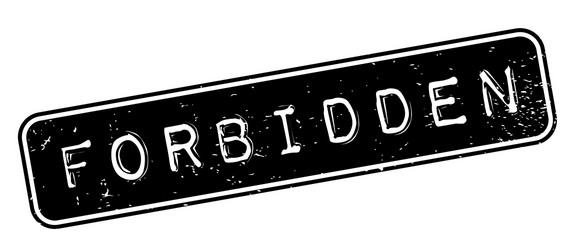Forbidden rubber stamp Royalty Free Vector Image