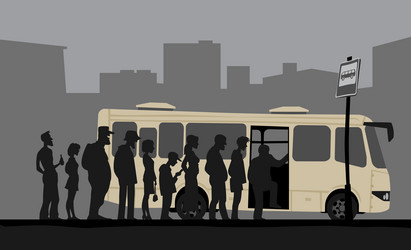 Get on Bus Vector Images (over 160)