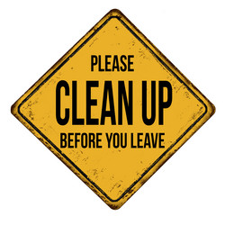 Please keep toilet clean sign restroom cleaning Vector Image