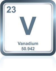 Chemical element antimony from the periodic table Vector Image