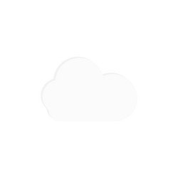 Cloud and weather icon template Royalty Free Vector Image