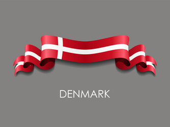 Kenya ribbon flag background Royalty Free Vector Image