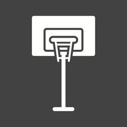 Basketball post Royalty Free Vector Image - VectorStock