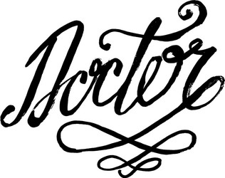 Calligraphy Doctor Vector Images (over 1,300)