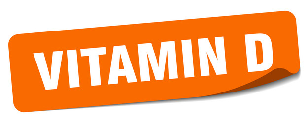 Vitamin sticker vitamin label Royalty Free Vector Image