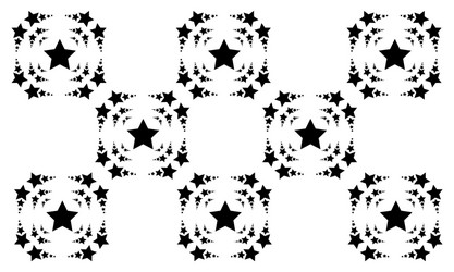 Black star style abstract background Royalty Free Vector