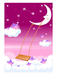 Swing on Moon Vector Images (over 400)