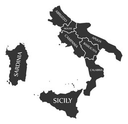 Map Southern Italy Vector Images (48)