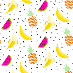 Fruit mix pattern 1 Royalty Free Vector Image - VectorStock