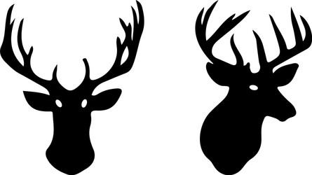 Running Deer Outline Vector Images (over 200)
