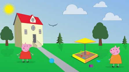 Peppa Pig Vector Images (14)