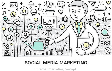 Social Media Marketing Vector Images (over 340,000)