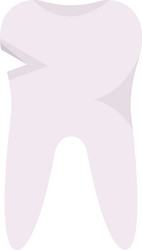 Wedge-shaped defect tooth problem Royalty Free Vector Image