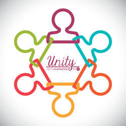 Unity people Royalty Free Vector Image - VectorStock
