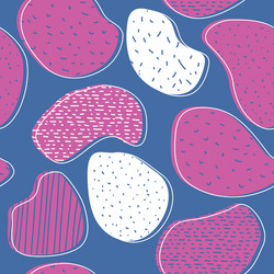 Seamless pattern with cute flags Royalty Free Vector Image