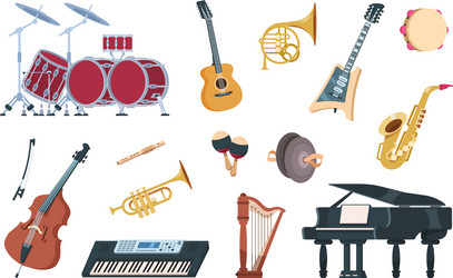 Flute musical instrument cartoon Royalty Free Vector Image