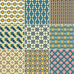 Retro seamless pattern Royalty Free Vector Image