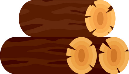 Forestry icons set flat style Royalty Free Vector Image