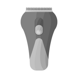 Blade and shaver logo Royalty Free Vector Image