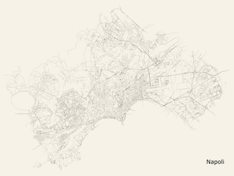 Naples Italy Map Vector Images (over 130)